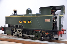 7.25" 1101 Class GWR live steam dock tank loco for sale