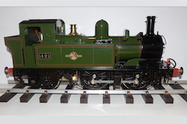 5" GWR 14xx 0-4-2 Silver Crest live steam tank loco locomotive for sale