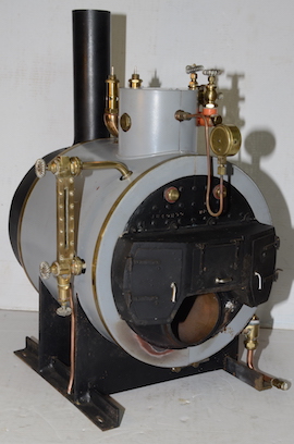 Horizontal live steam boiler stationary engine or marine launch for sale