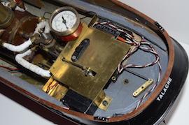 Live steam Calder Craft SS Talacre twin oscillating engine boiler gas ...