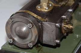 Large vintage antique horizontal live steam mill engine for sale