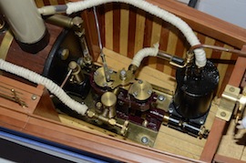 Live steam launch, Cheddar boiler, Puffin twin engine for sale