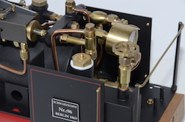 Regner Vincent live steam 0-4-0 gas fired loco for sale. 32mm 45mm