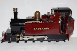 Roundhouse Lady Anne 16mm 45mm 32mm spirit fired live steam 060 loco ...
