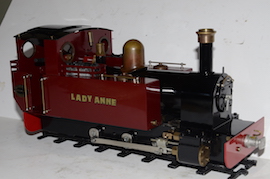 Roundhouse Lady Anne 16mm 45mm 32mm spirit fired live steam 060 loco ...