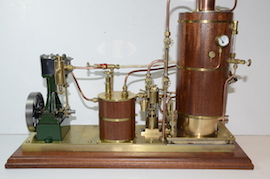 Keith Appleton live steam plant for sale Stuart 10V condenser boiler ...