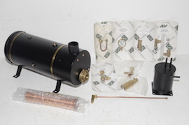 Stuart SH4 new live steam gas boiler for stuart engines